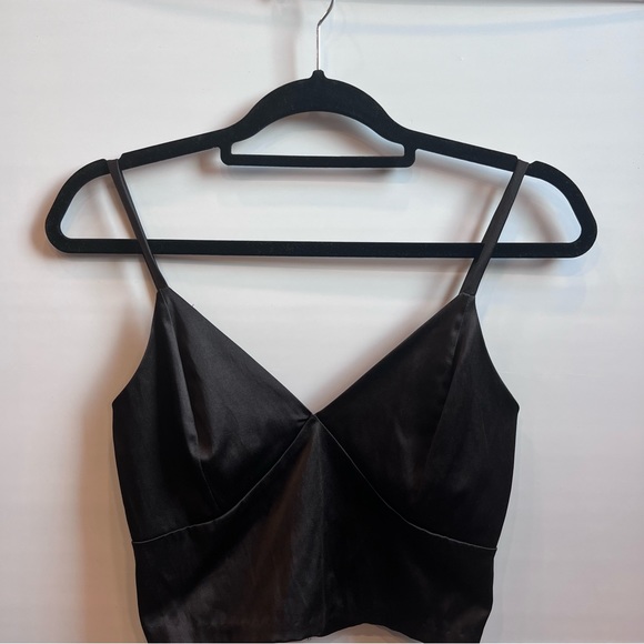 Windsor | Tops | Windsor Satin Crop Top | Poshmark